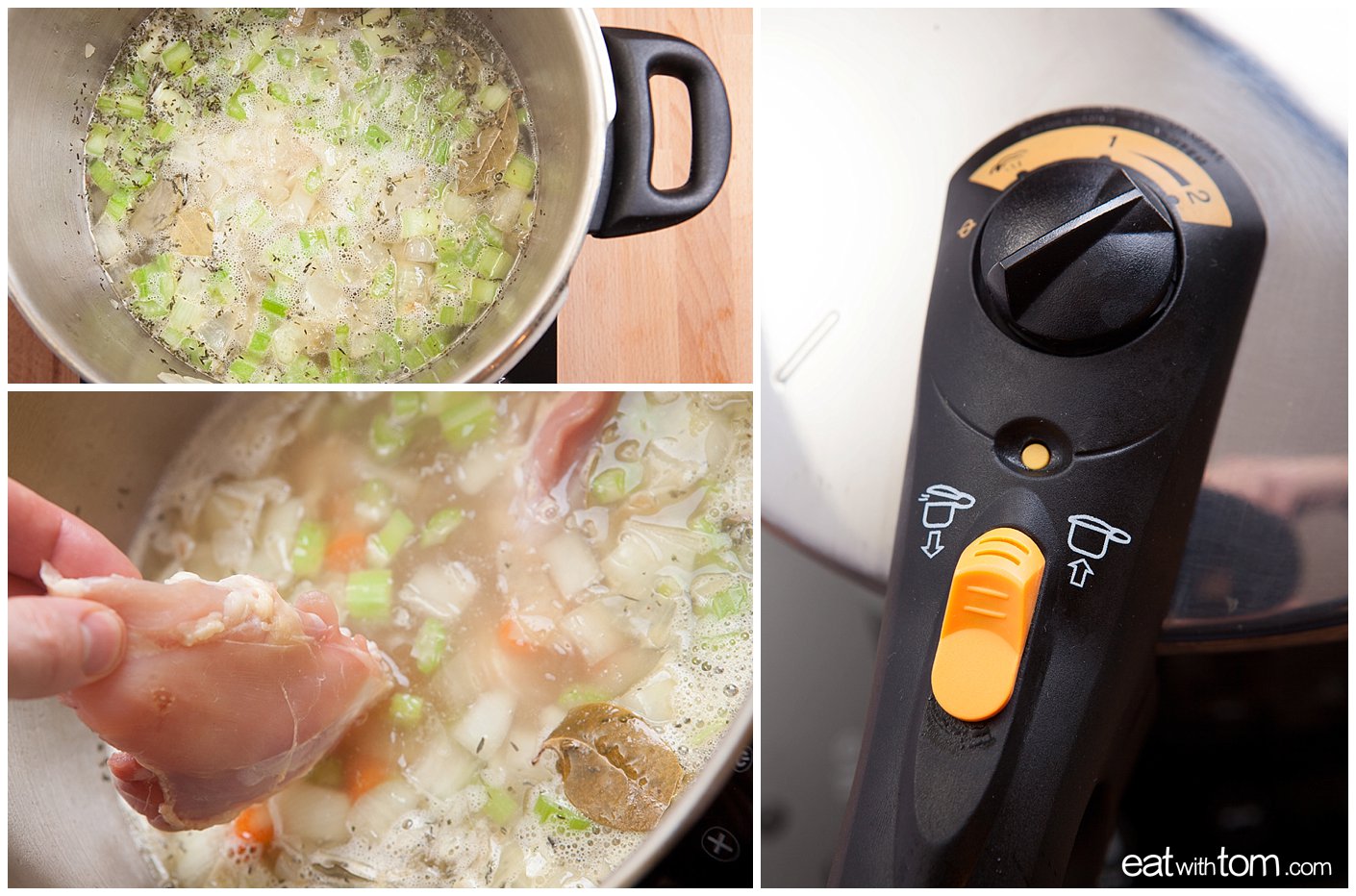 Chicken Soup Recipe – Pressure Cooker Method – Tom's Notebook